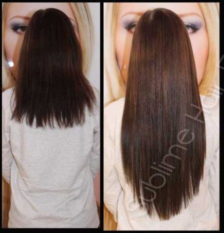 Photos: Avant/Après - Sublime Hair Extensions